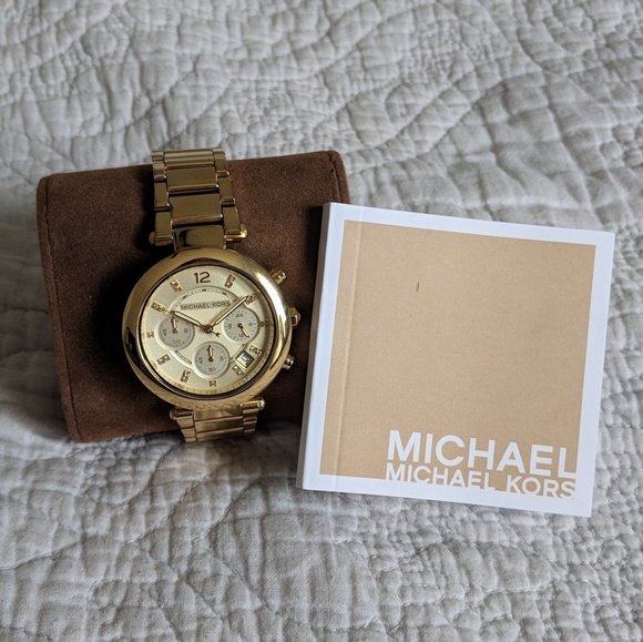 Michael Kors | Accessories | Michael Kors Mk5276 Chronograph Parker ...